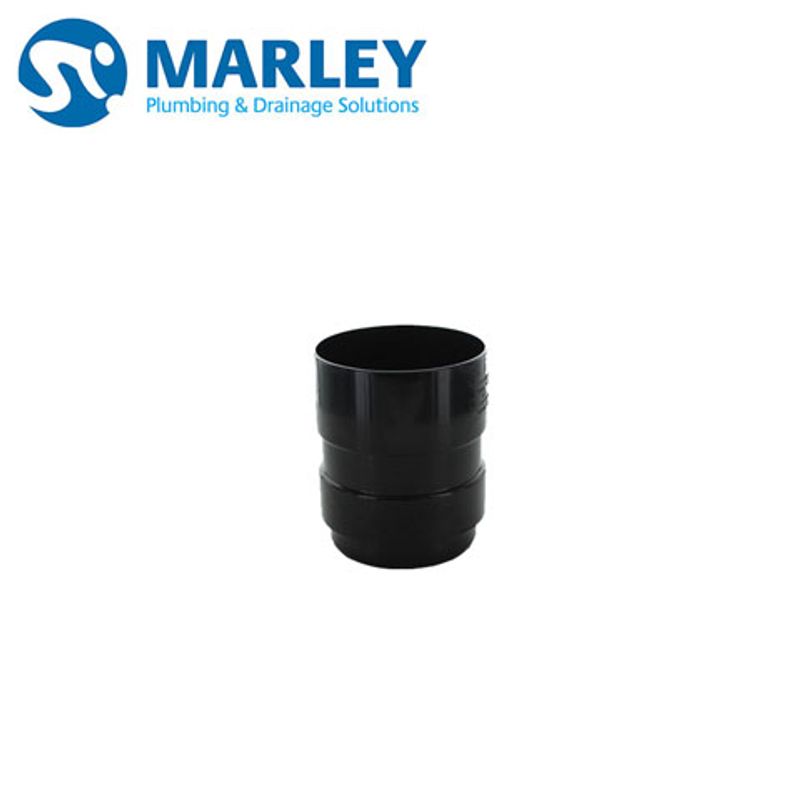 Marley 82mm Circular Loose Pipe Socket - Black | Drainage Superstore®