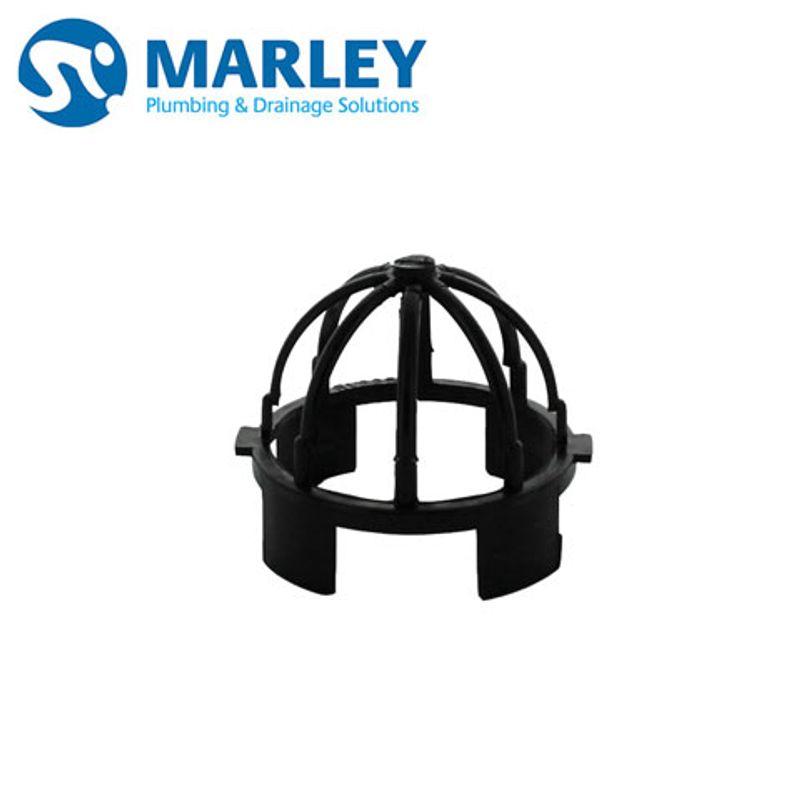 Marley 68mm Circular Leaf Guard - Black | Drainage Superstore®
