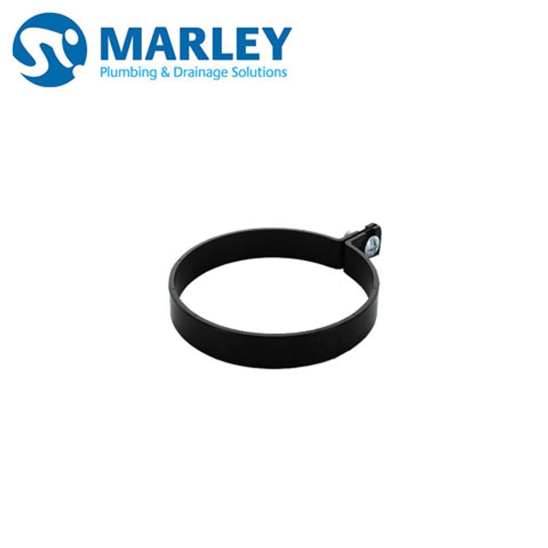 Marley 110mm Circular Pipe Clip in Black - Pack of 20 | Drainage ...