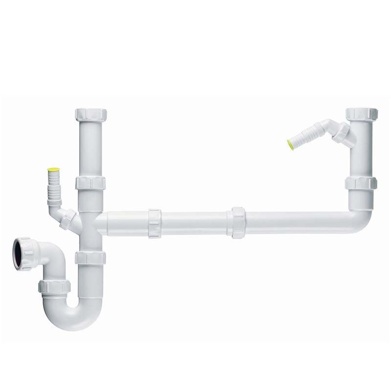 Multikwik Extended Double Bowl Kit - 40mm | Drainage Superstore®