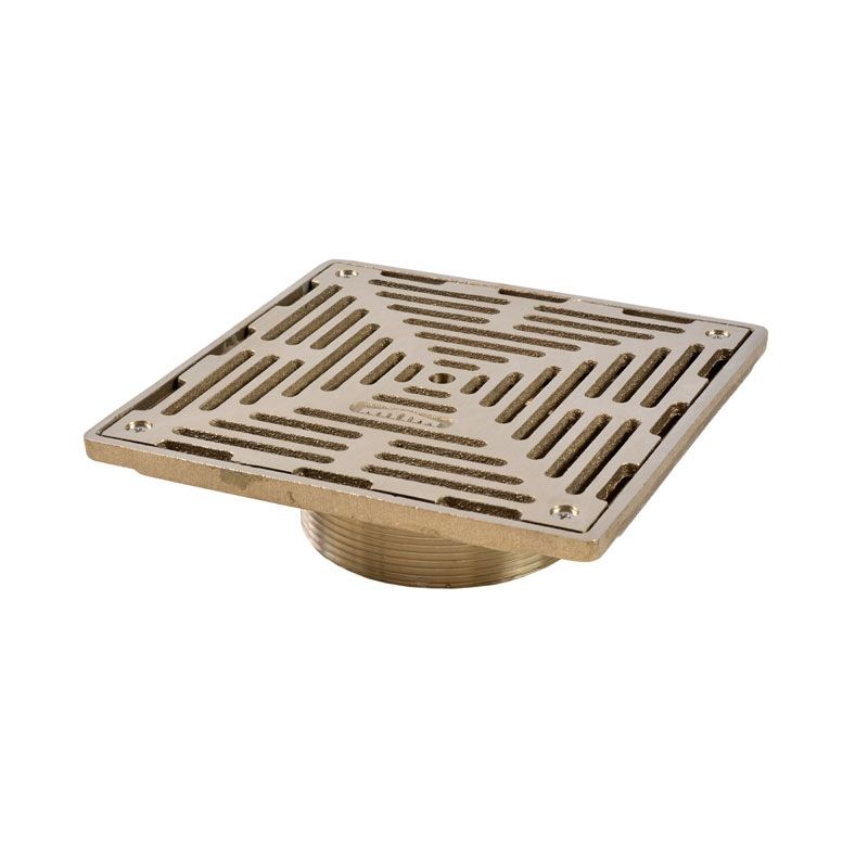 Nickel Bronze 200x200mm Gully Grating NPSM Threaded Fit - Vortx ...