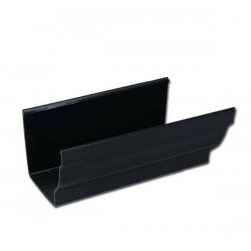Plastic Guttering Ogee Prostyle 4m Length 106mm - Black | Drainage ...