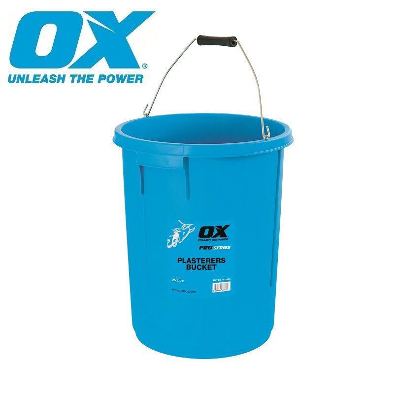 OX Pro 25L Plasterers Bucket - Pack of 5 | Drainage Superstore®
