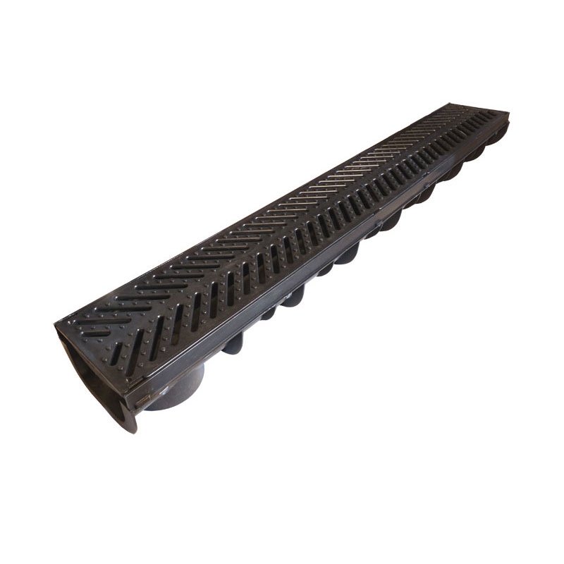 Plastic Channel Drain 144mm x 65mm x 1000mm - LibertyPLAS | Drainage ...