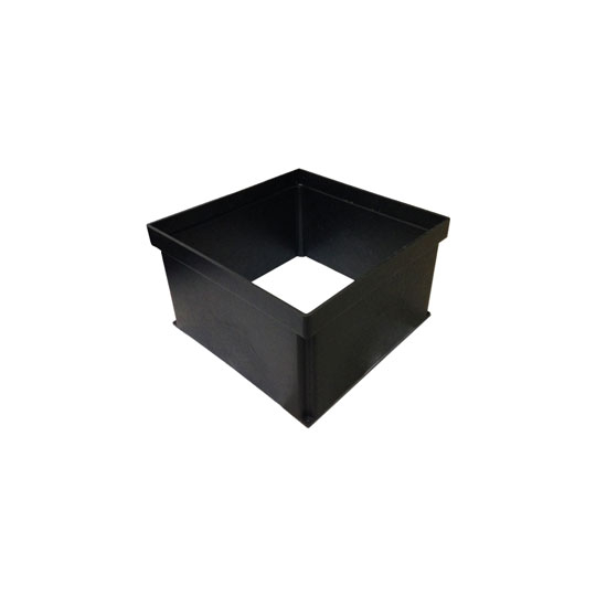Polylok 300mm Square Drainage Box Riser - Black | Drainage Superstore®
