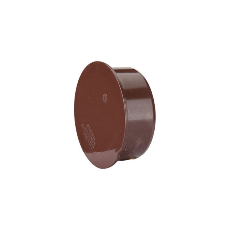 Polypipe Soil 110mm Socket Plug - Brown | Drainage Superstore®