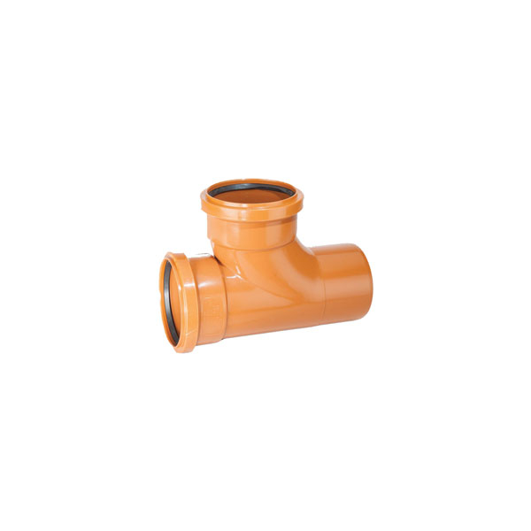 Polypipe Underground Drainage 110mm 87.5Â° Equal Junction Double Socket ...
