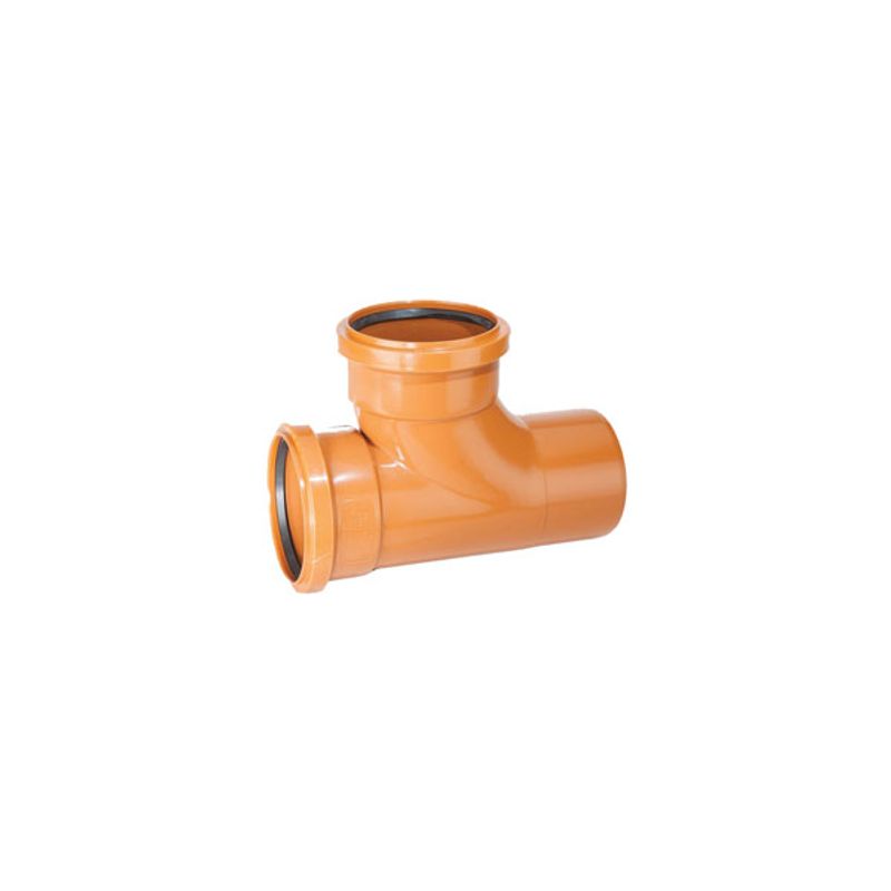 Polypipe Underground Drainage 110mm 87.5Â° Equal Junction Double Socket ...