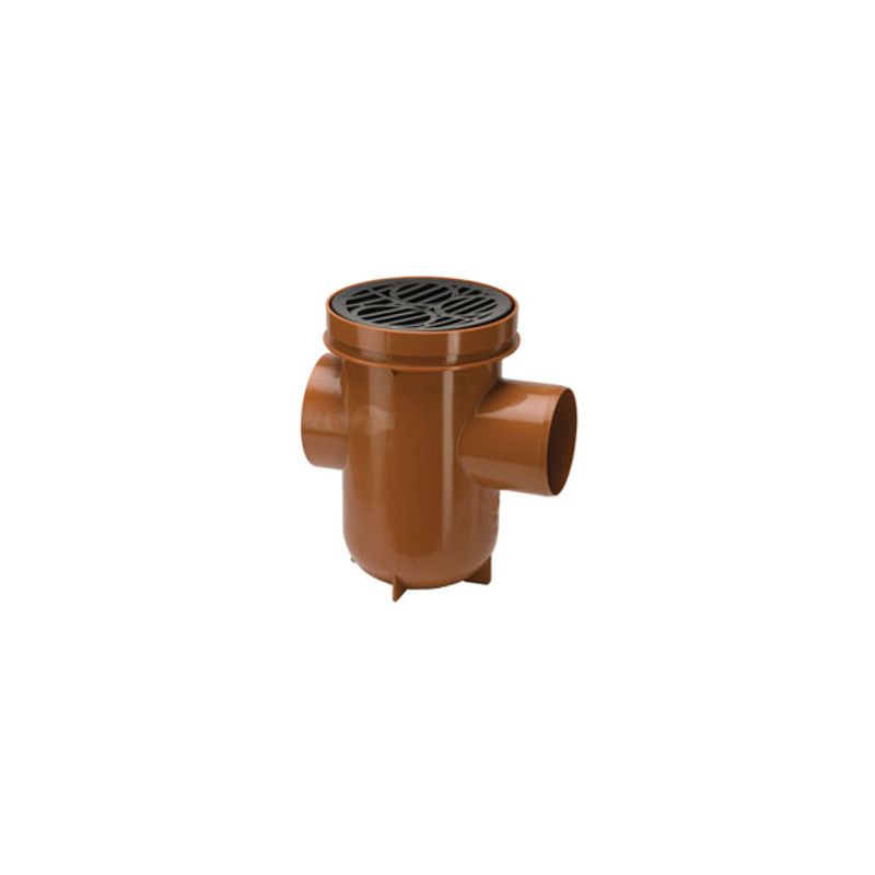 Polypipe Underground Drainage 110mm Back Inlet Bottle Gully | Drainage ...