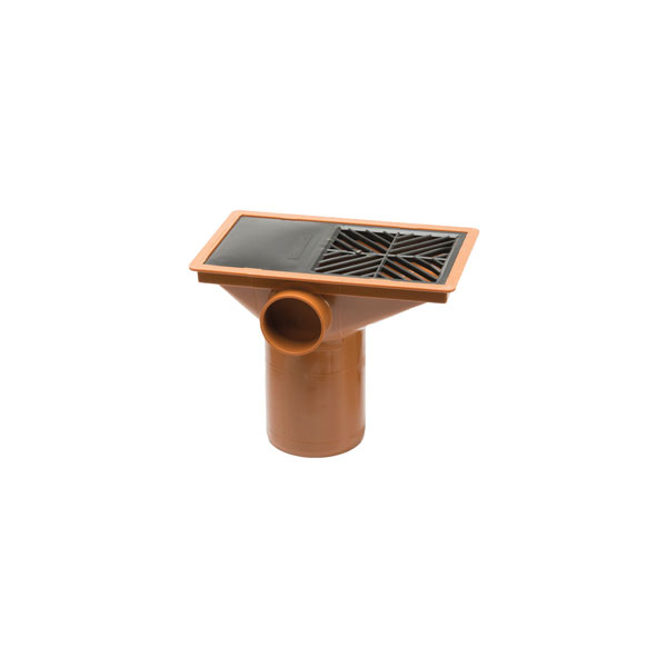 Polypipe Underground Drainage 110mm Rectangular Hopper | Drainage ...