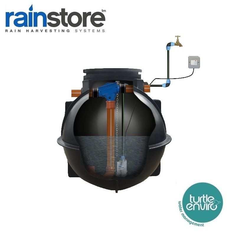Rainstore Domestic Garden Pro Rainwater Harvesting Tank - 10,000 Litres ...