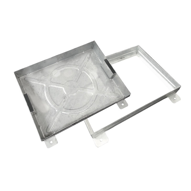Wrekin Recessed 60mm Block Paving Manhole Cover with Keys 600mm x 450mm ...