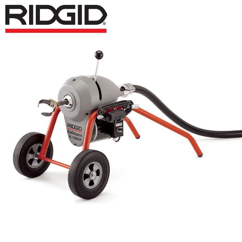 RIDGID K-1500SE 230v Sectional Cable Machine Kit | Drainage Superstore®
