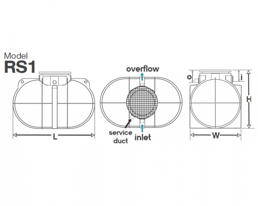Rainstore Domestic Garden Pro Rainwater Harvesting Tank - 1700 Litres ...