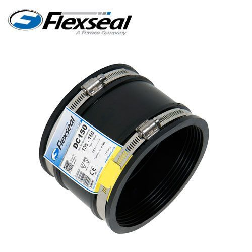 Flexseal 90mm to 100mm Rubber Flexible Drainage Drain Pipe Coupling ...