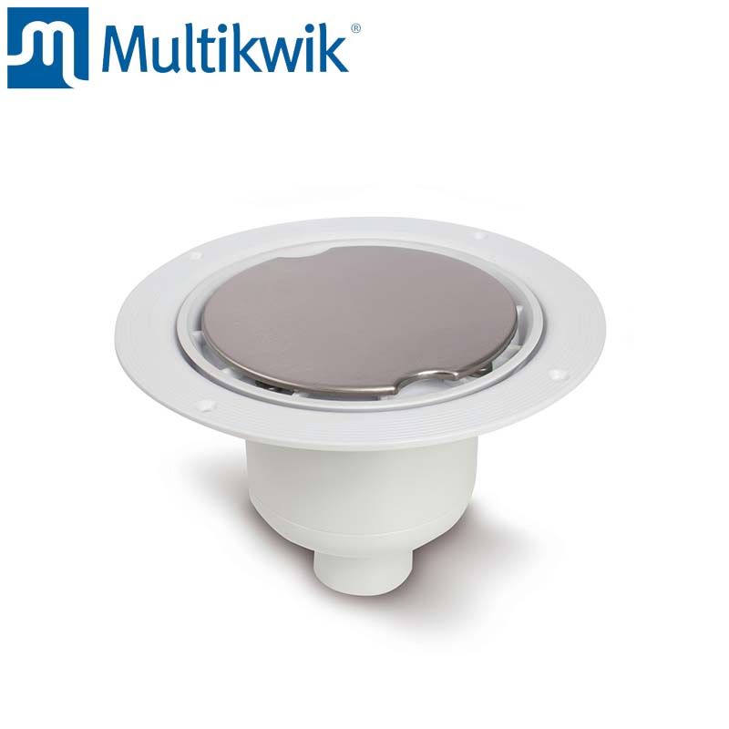 Multikwik Vertical Shower Gully for Vinyl Floors with 50mm Seal - 50mm ...
