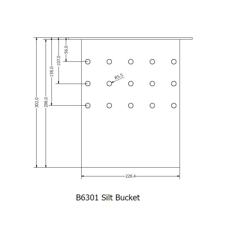 Aluminium Silt Bucket for Yard Gullies | Drainage Superstore®