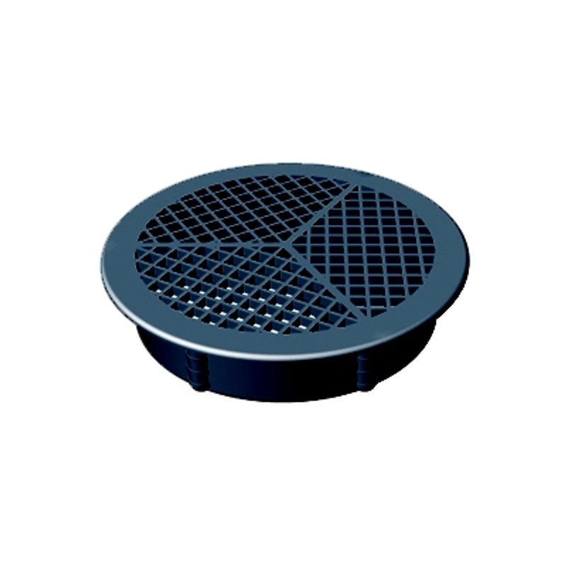 Circular Soffit Fascia Board Vent 70mm - Black | Drainage Superstore®