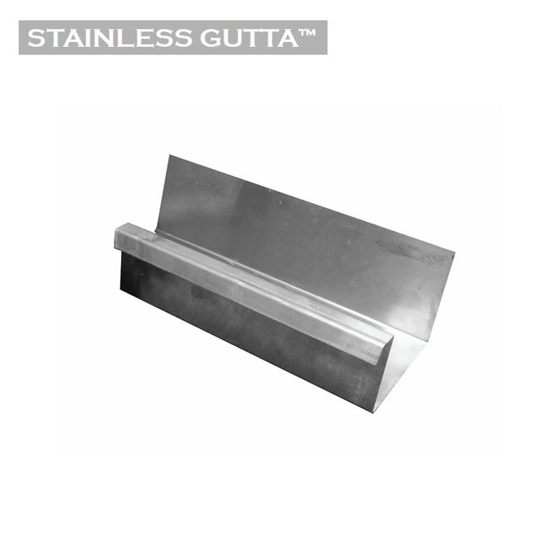 Metal Gutta Stainless Steel 90mm Box Gutter - 2.4m | Drainage Superstore®