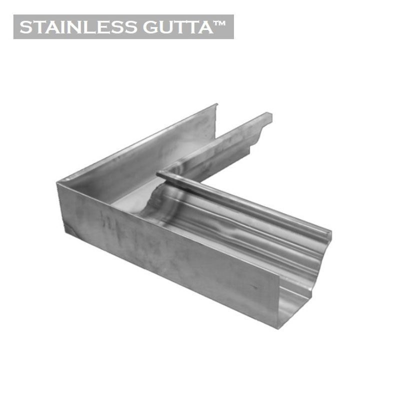 Metal Gutta Stainless Steel 152mm Ogee Gutter Internal Corner - 135dg ...