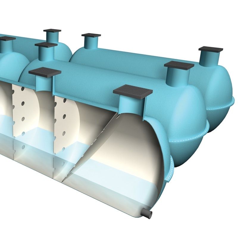 Stormwater Flow Attenuation Tank - Marsh Storm Dammer 90,000 litre ...