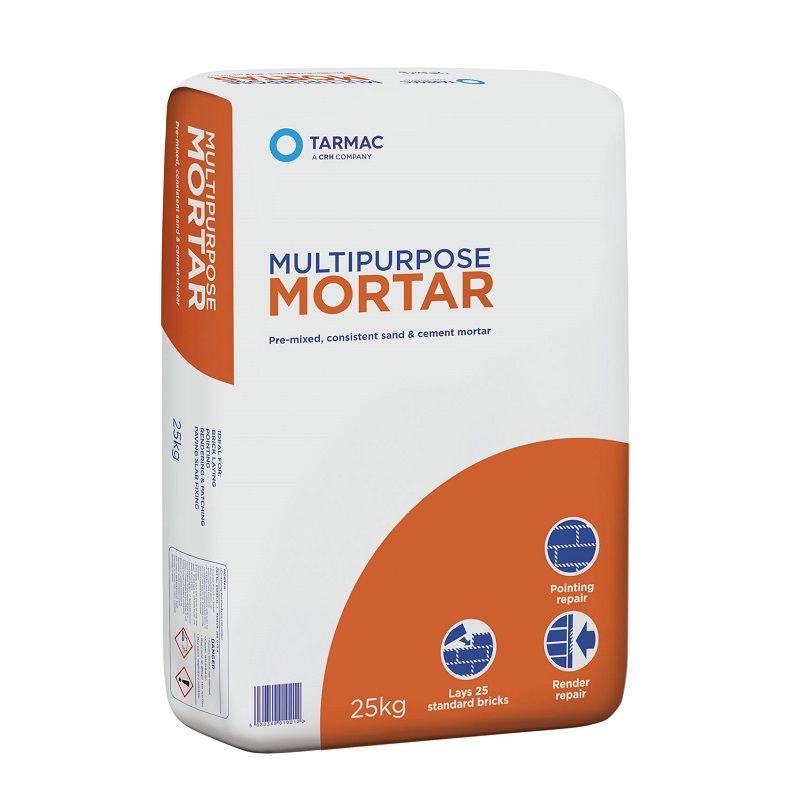 Tarmac Premium Multi Purpose Mortar 25kg - Pallet of 56 | Drainage ...