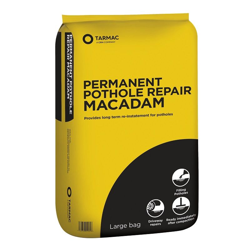 Premium Tarmac Permanent Pothole Repair Macadam 25kg - Pallet of 56 ...