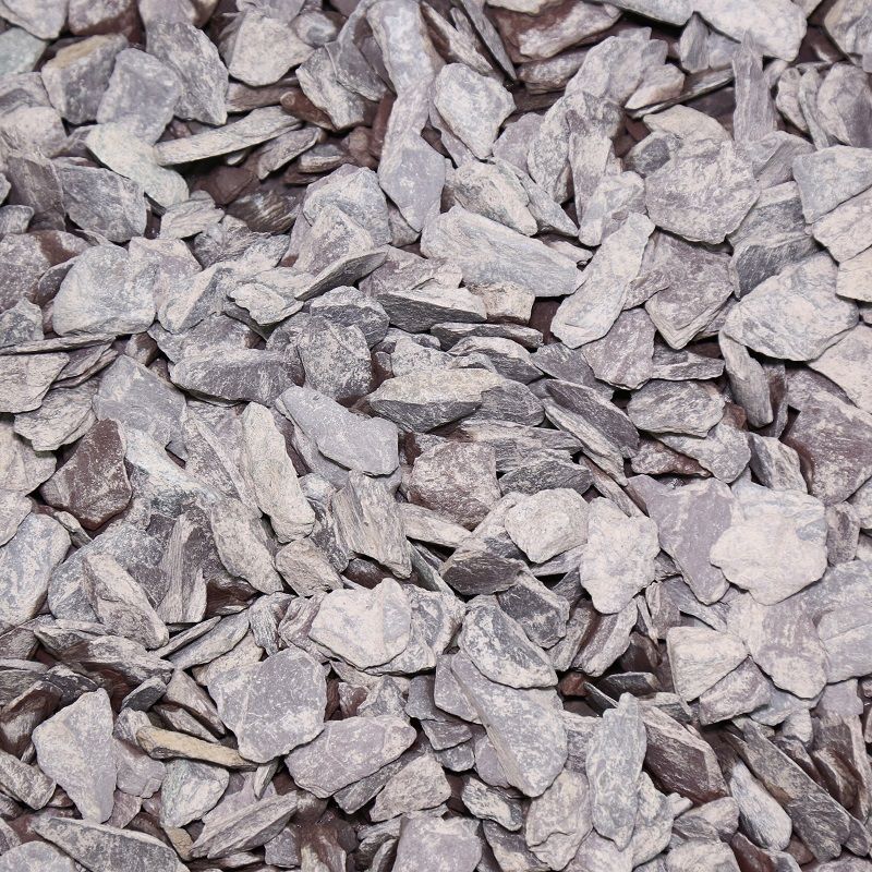 Tarmac Decorative Aggregate 20mm Premium Plum Slate Mulch - 800kg ...