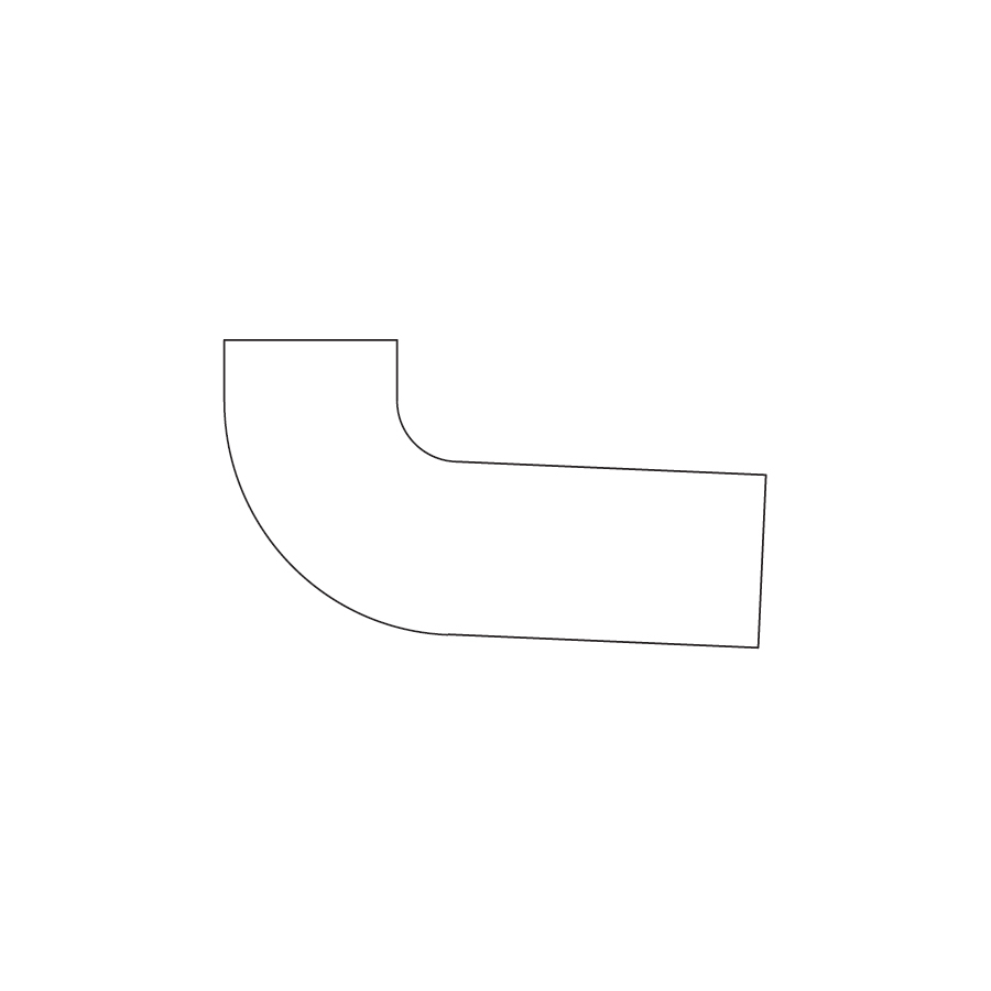 Pam Building Soil Pipe 87.5 Degree Long Tail Bend - 250mm x 100mm ...