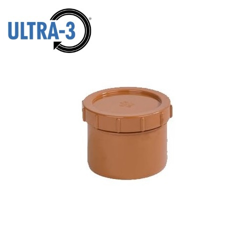 ULTRA3 Sewer Underground Drainage Pipe Access Cap - 110mm | Drainage ...