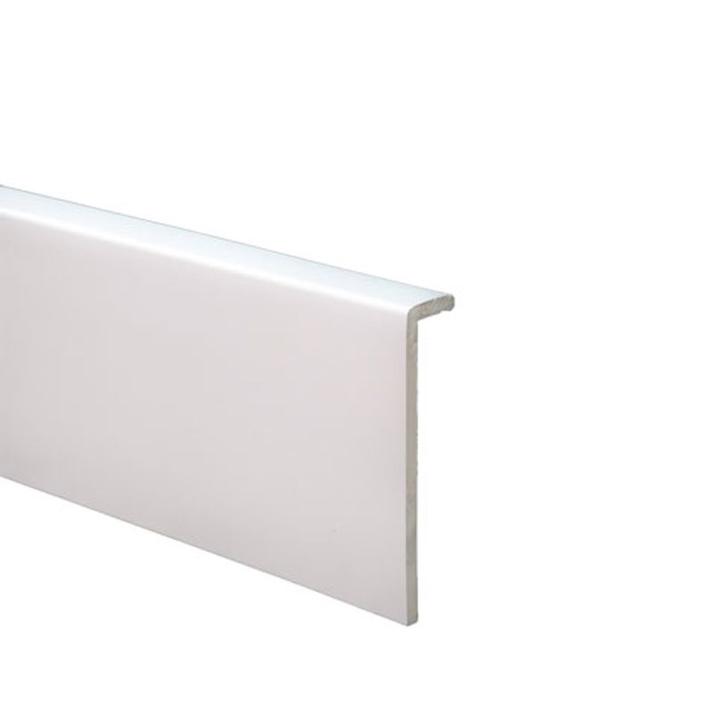 Brett Martin White Capping Fascia Board - 150mm x 9mm x 5000mm (Pack of ...