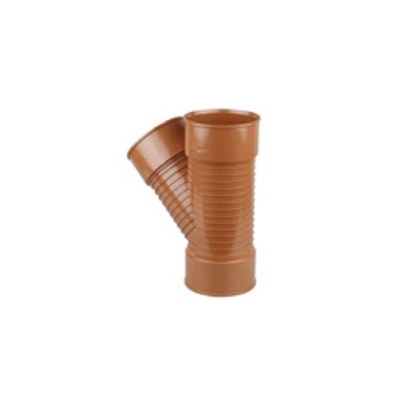 UltraRib Solid Wall Drainage Pipe Y Branch 225mm to 160mm | Drainage ...