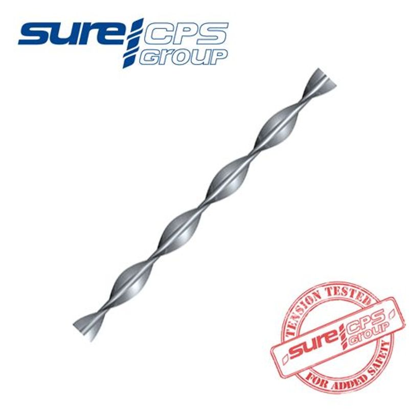SureTwist Bar Helical Fixing Stainless Steel 1m x 6mm - Pack of 100 ...