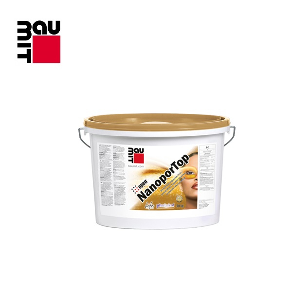 Baumit NanoporTop Self Cleaning K1.5mm Topcoat Render 25kg - Magnolia | Insulation Superstore®