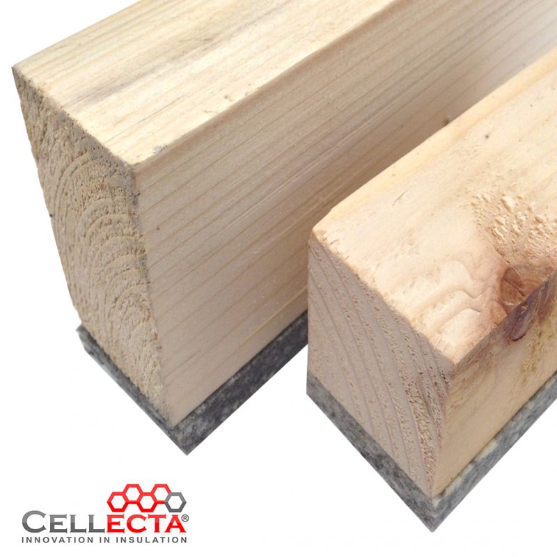 DECKfon Acoustic Batten 70 by Cellecta 2.4m x 45mm x 70mm | Insulation ...