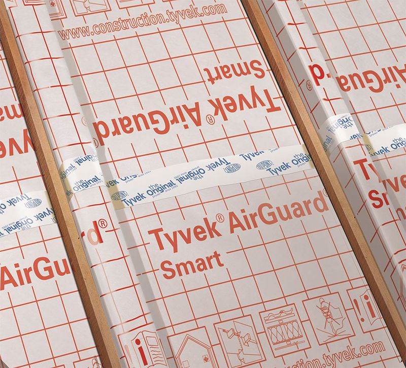 Tyvek AirGuard Smart Air and Vapour Control Layer by DuPont - 1.5m x ...