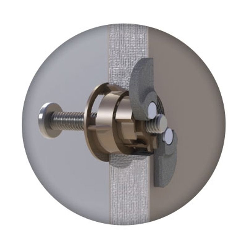 Grip It 20mm Brown Plasterboard Fixings 185kg Max Load - Pack of 100 ...