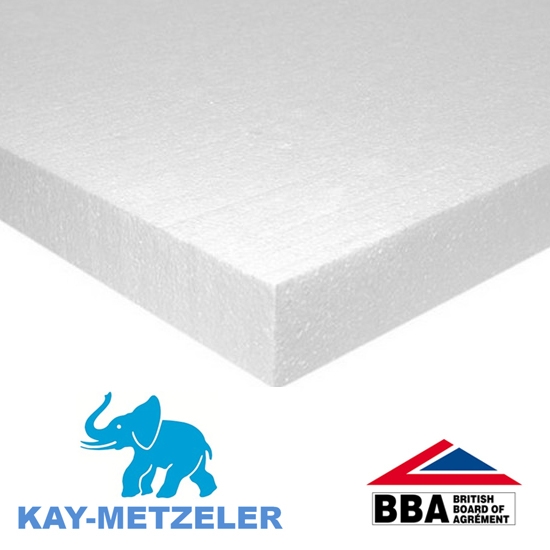 Kay-Metzeler EPS 70 Floor Insulation - 2.4m x 1.2m x 25mm | Insulation ...