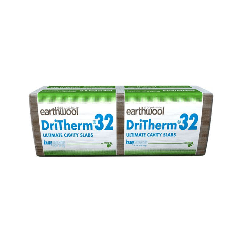 Knauf DriTherm 32 150mm Ultimate Cavity Wall Slab - 65.52m2 Pallet ...