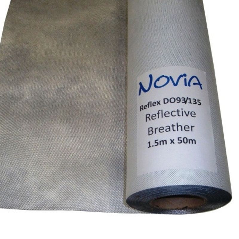 Novia FF1 Vapour Control Laminate Building Paper to BS 1521 - 50m x 1m ...