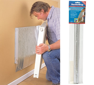 Radiator Foil ThermaWrap Reflective Membrane by YBS - 4m x 500mm ...