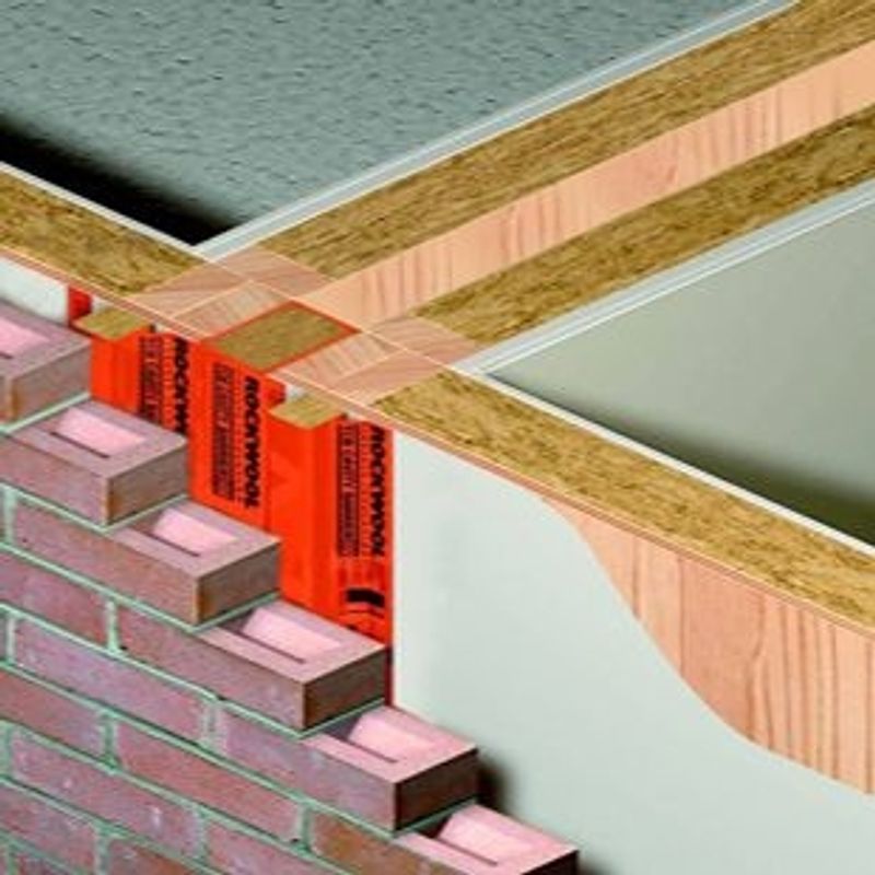 110mm Rockwool TCB 90-100mm Cavity Fire Barrier Insulation - 1200mm x ...