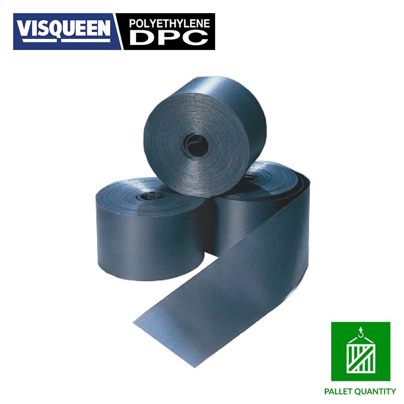 Visqueen Polyethylene 900mm Damp Proof Course - 1080m2 Pallet | Insulation Superstore®