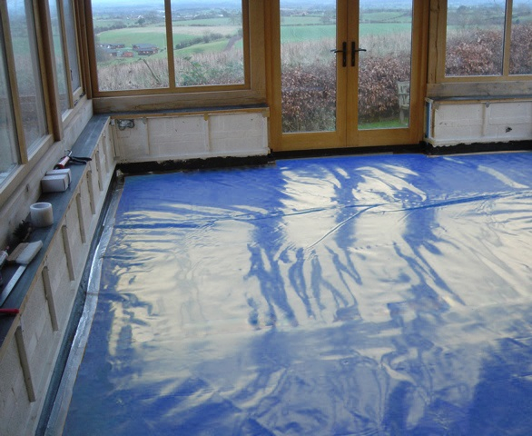 Visqueen EcoMembrane 300mu Damp Proof Membrane Blue - 4000m2 Pallet ...