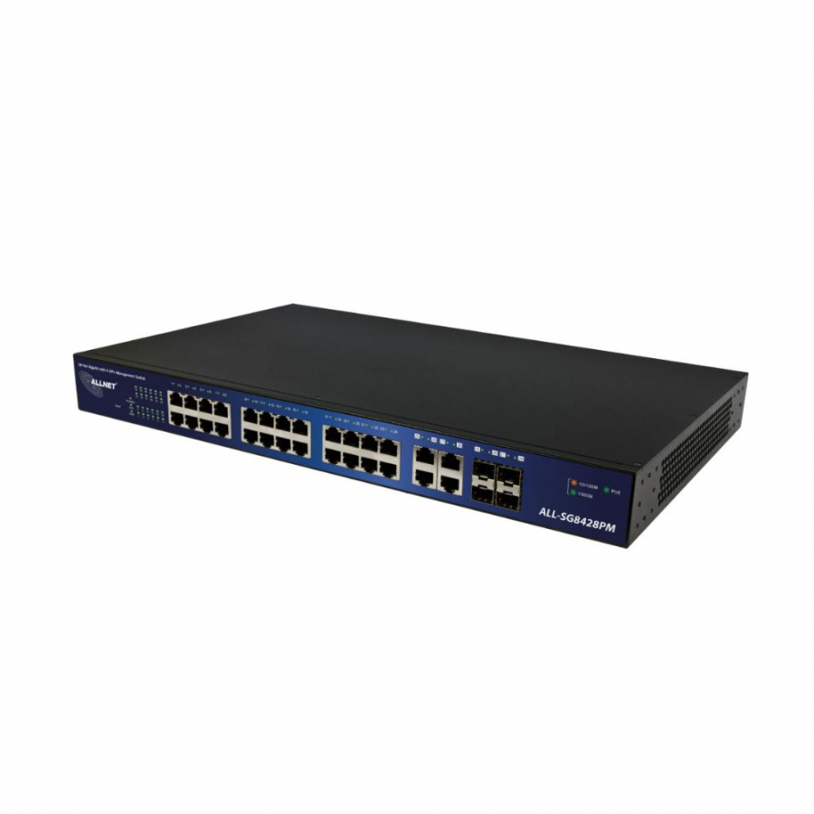 Santec 24 Port Smart Switch - SANSWITCH-24POE | Door Superstore®