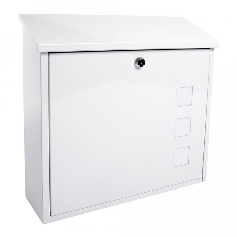 Sterling Aire White Post Box | Door Superstore®