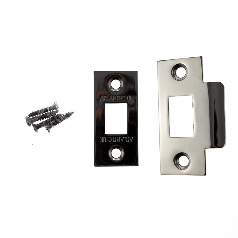Atlantic Tubular Latch Face Plate Kit - Premium Finish -Black Nickel ...