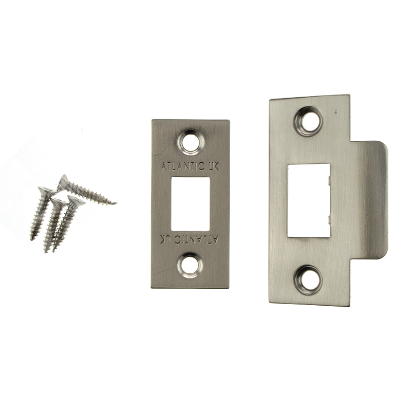 Atlantic Tubular Latch Face Plate Kit - Satin Nickel | Door Superstore®