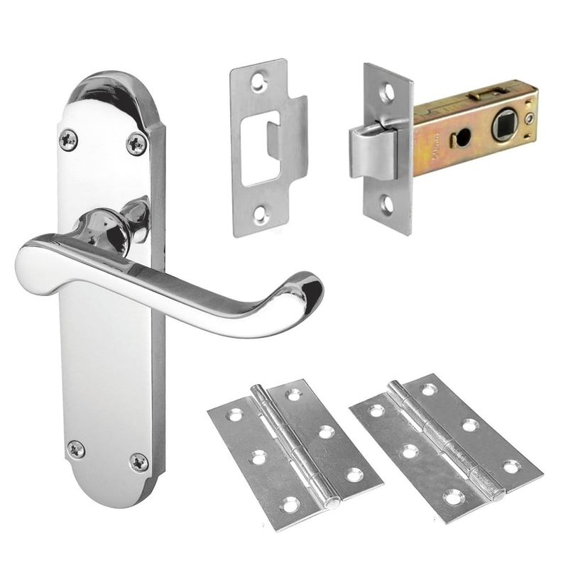 Classic Dome Door Handle Pair Set (Latch) | Door Superstore®