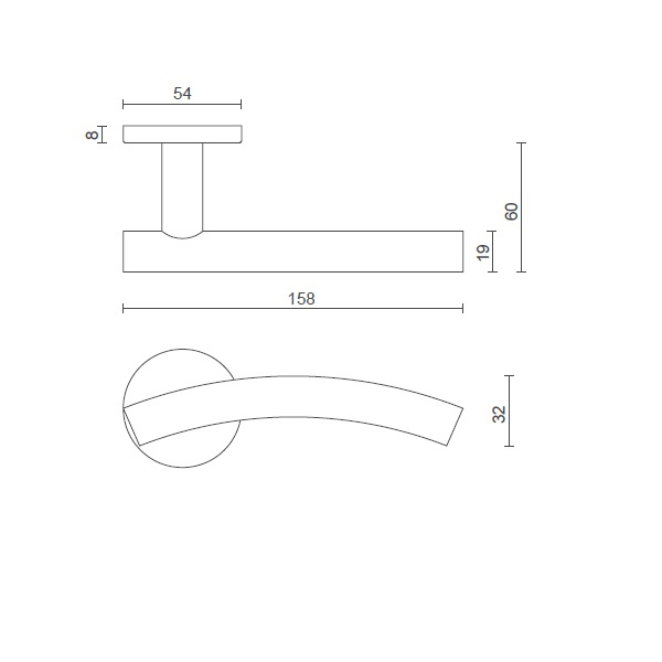 Consort Lever Handle - 8mm Sprung | Door Superstore®